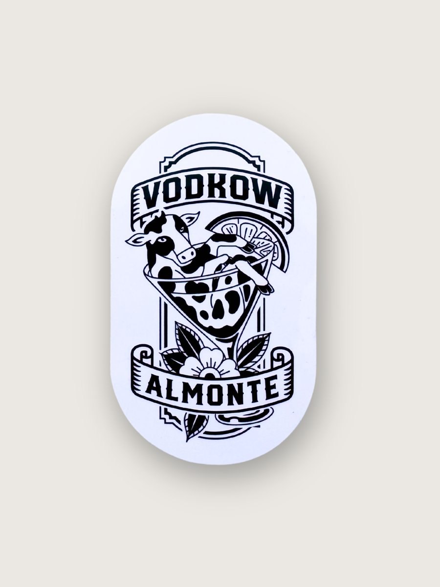 Vodkow Products | Vodkow Cow-tini Sticker